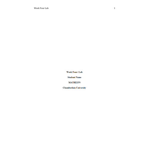 MATH 225N Week 5 Lab Assignment | Course Notes for Students MATH 225N Week 5 Lab Assignment | Course Notes for Students