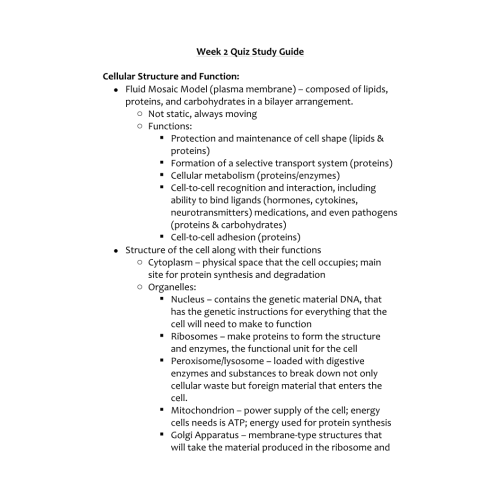 NR 507 Week 2 Quiz Study Guide | Course Notes for Students NR 507 Week 2 Quiz Study Guide | Course Notes for Students