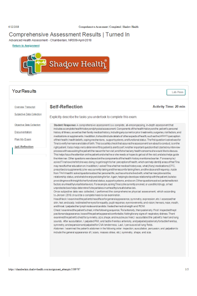 NR 509 Comprehensive Assessment; Self-Reflection | Course Notes for ... NR 509 Comprehensive Assessment; Self-Reflection | Course Notes for ...
