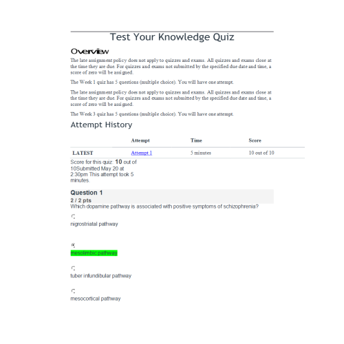 NR 546 Week 3 Test Your Knowledge Quiz | Course Resources NR 546 Week 3 Test Your Knowledge Quiz | Course Resources